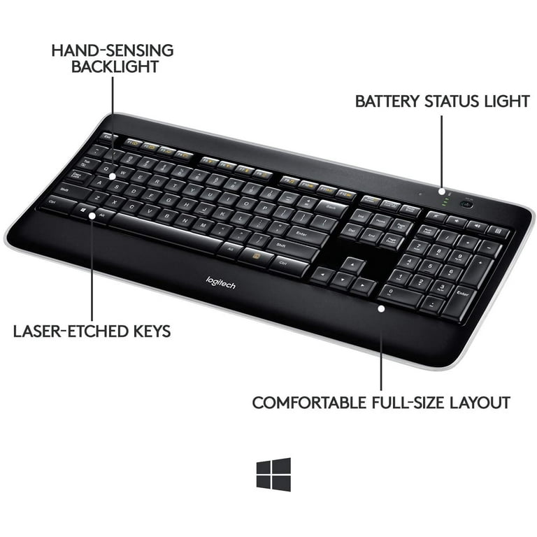 Logitech K800 Illuminated Wireless Keyboard 56 Off