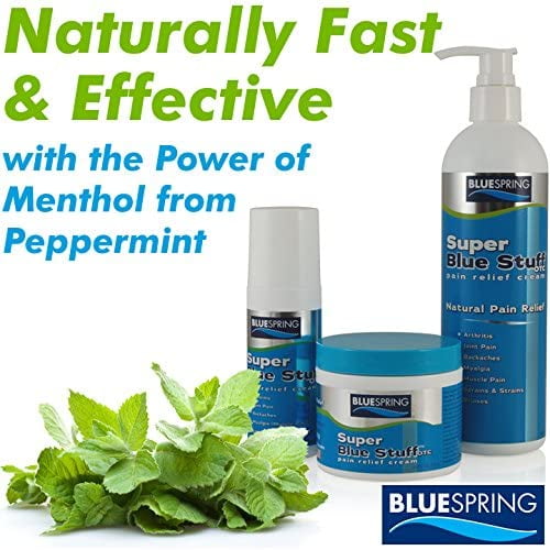 Buy Blue Spring Super Blue Stuff: Natural Pain Relief Cream with Emu ...