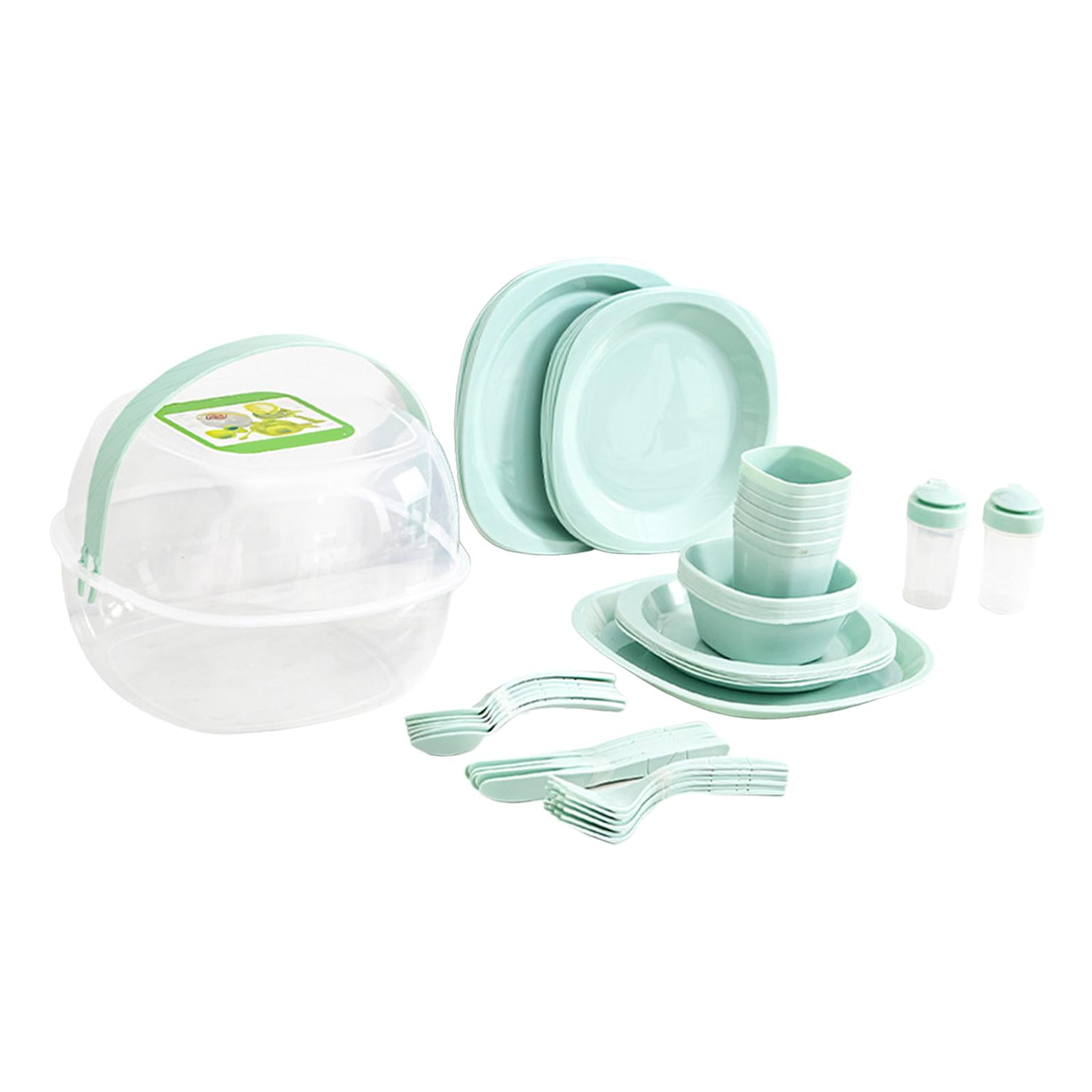 Click here for Colaxi 54pcs Dinnerware Sets Reusable Outdoor Tabl... prices