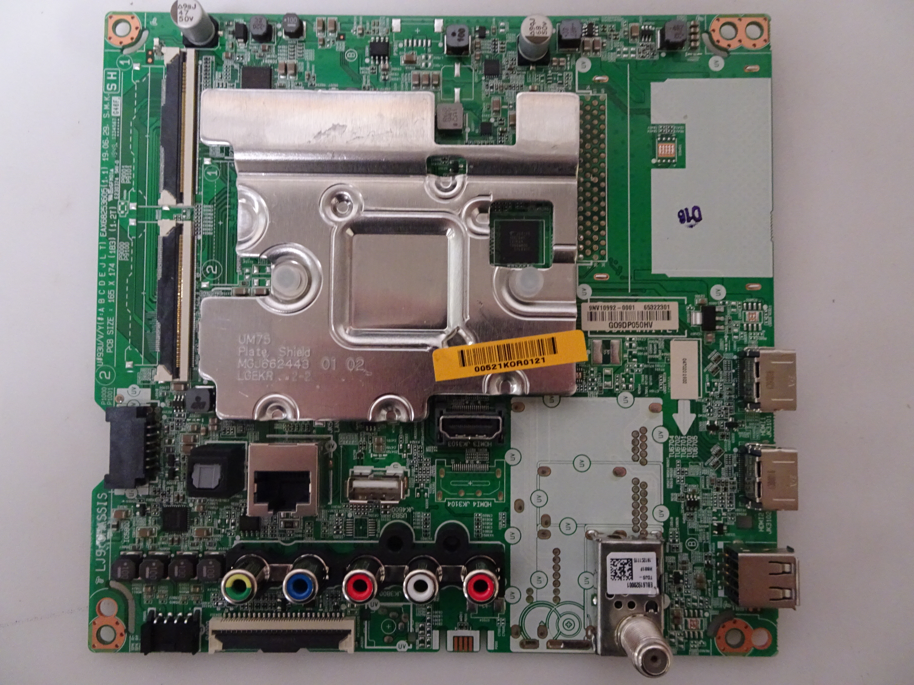 LG 65UM7300AUE.BUSGDKR Main Board EBT65322301, (EAX68253605) - Walmart.com