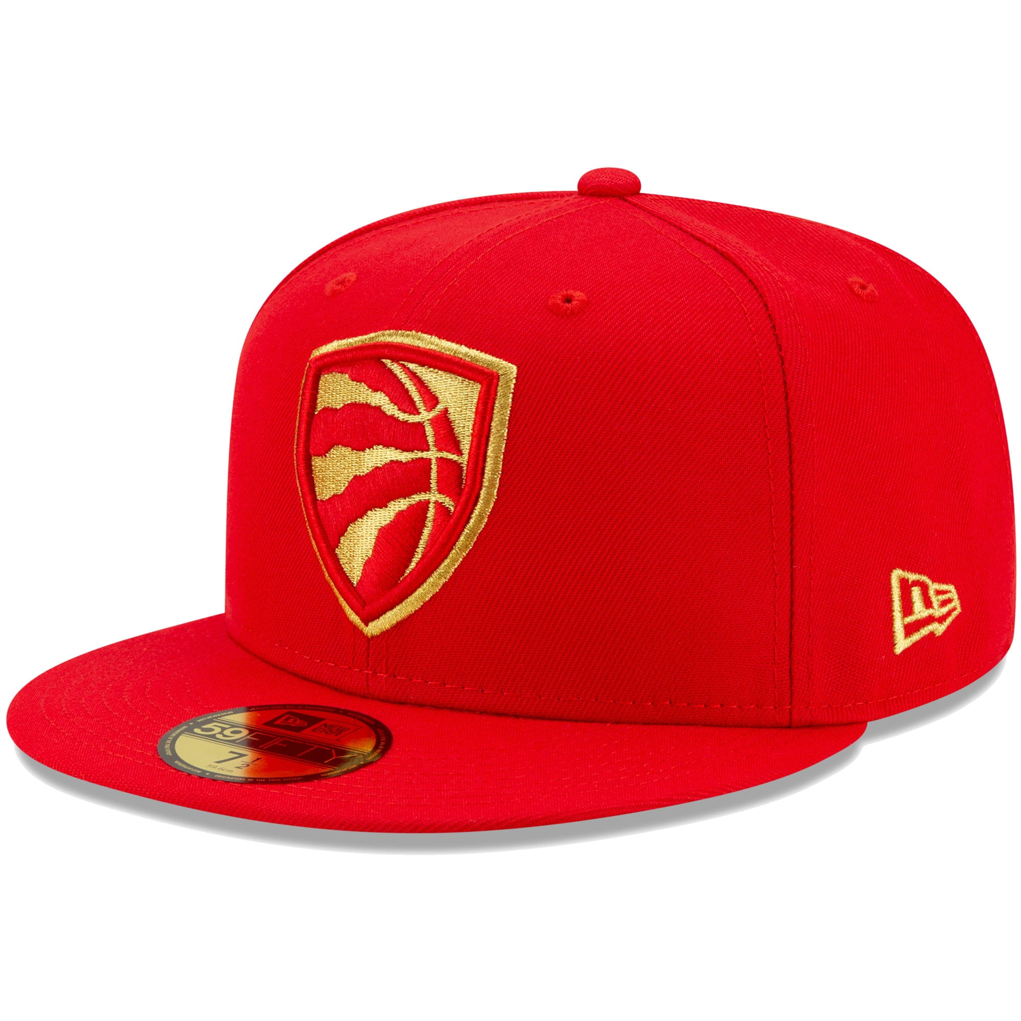 Men's New Era Red Toronto Raptors Shield 59FIFTY Fitted Hat - Walmart.com