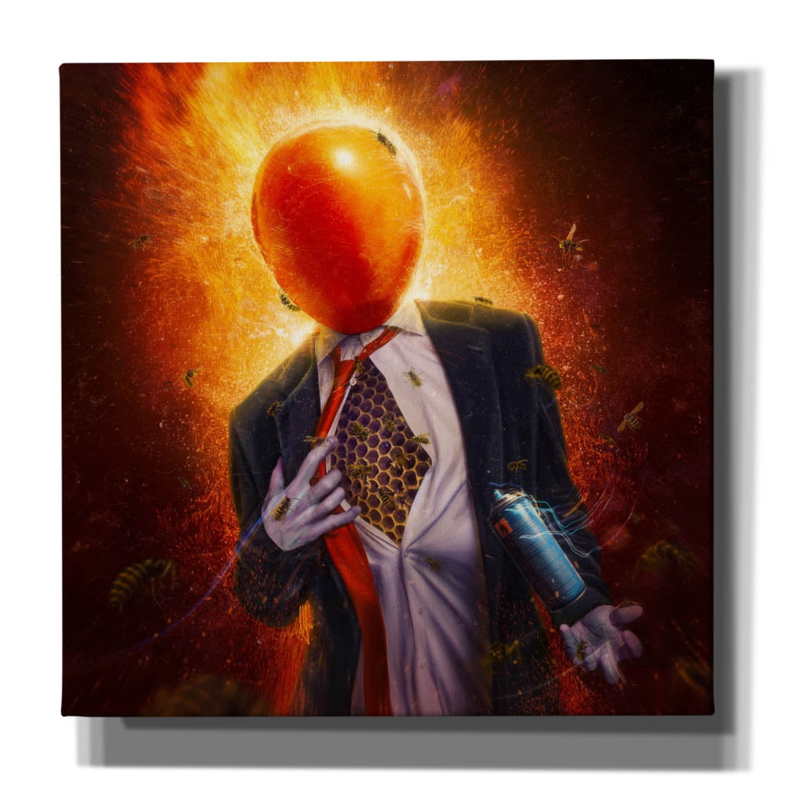 Epic Graffiti 'Anxiety' by Mario Sanchez Nevado, Canvas Wall Art, 12 ...
