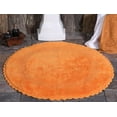 Saffron Fabs Bath Rug 100% Soft Cotton 36 Inch Round 200 GSF Reversible ...