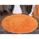 Saffron Fabs Bath Rug 100% Soft Cotton 36 Inch Round 200 GSF Reversible ...