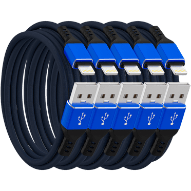 Overtime 6 Foot iPhone Charger Apple MFI Certified , Lightning iPhone ...