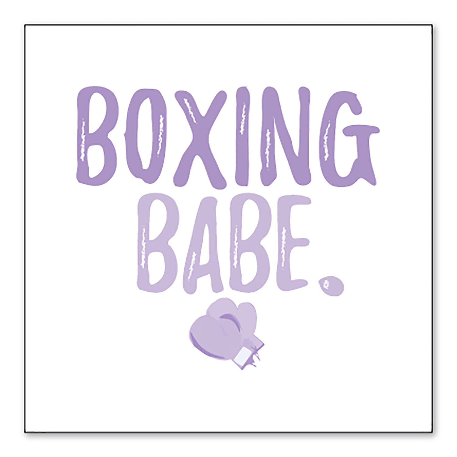 DistinctInk Custom Bumper Sticker - 3" x 3" Decorative Decal - White ...