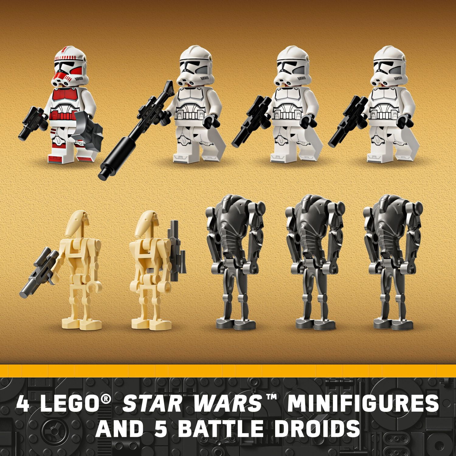 LEGO Star Wars Clone Trooper & Battle Droid Battle Pack Set for Kids ...