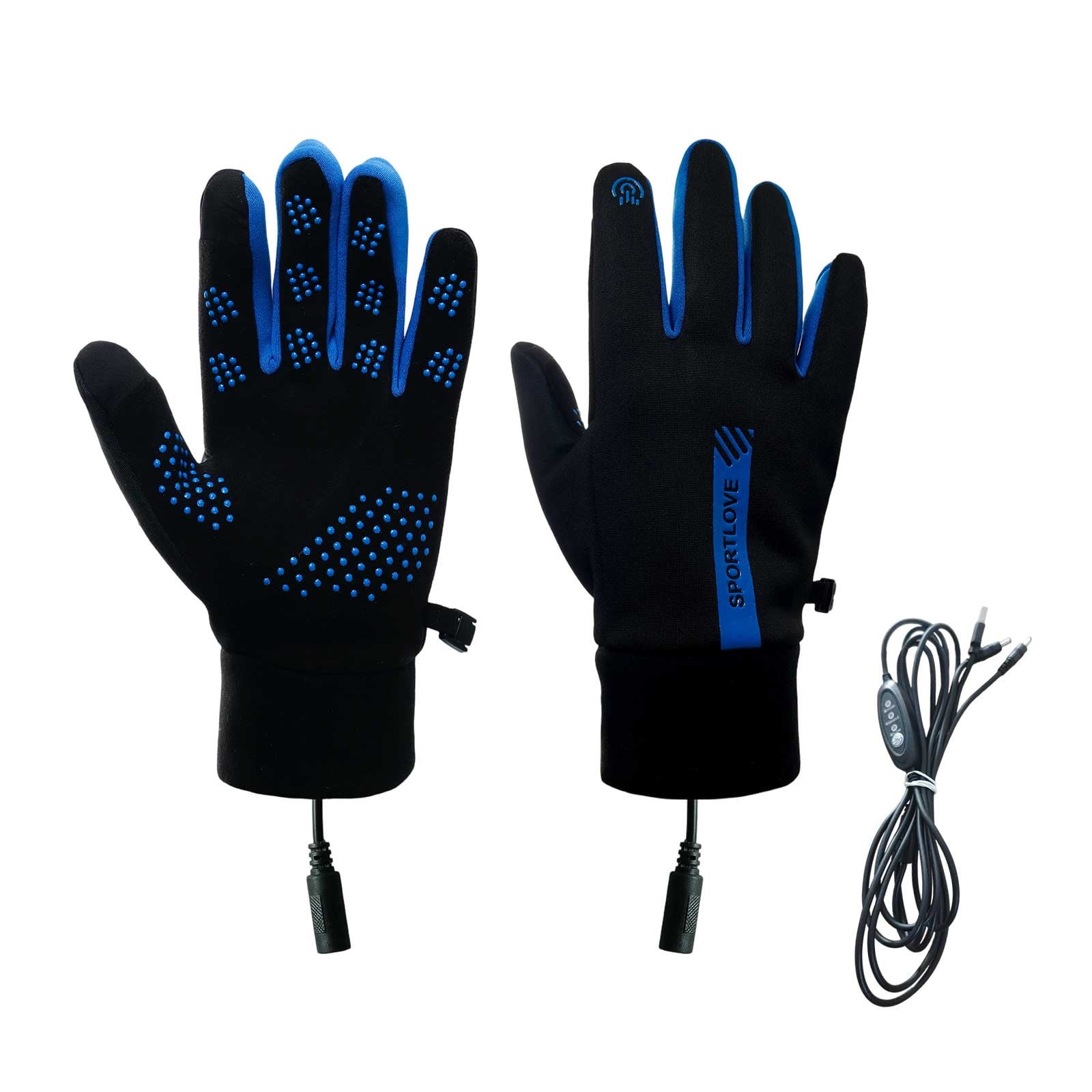 USB Heated Gloves for Outdoor Winter Sports and Cold Weather Activities ...
