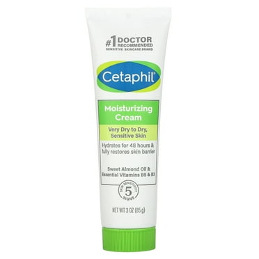 Cetaphil Moisturizing Cream for Dry/Sensitive Skin 3 oz - Walmart.com