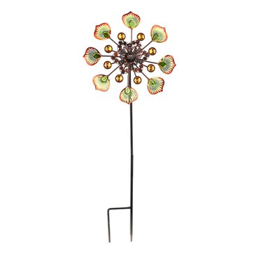 Sunflower Wind Spinner Plastic Sunflower Pinwheel Garden DIY Ornaments ...