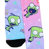 Invader Zim Mens' Gir Space Men's Athletic Mid-Calf Crew Socks ...