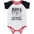 KISS Sleep N' Play, Bodysuit, French Terry Shorts and Bib 4 Piece Rock ...