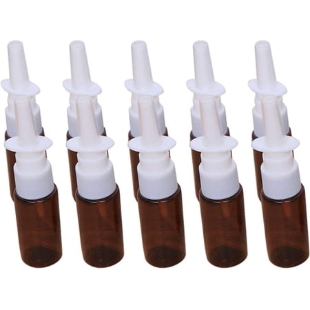 Nasal Spray Bottle Empty Plastic Pump Sprayer Mist Nose Spray ...