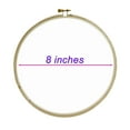 Craft County Wooden Embroidery Hoops - High Quality Needlepoint Tool ...