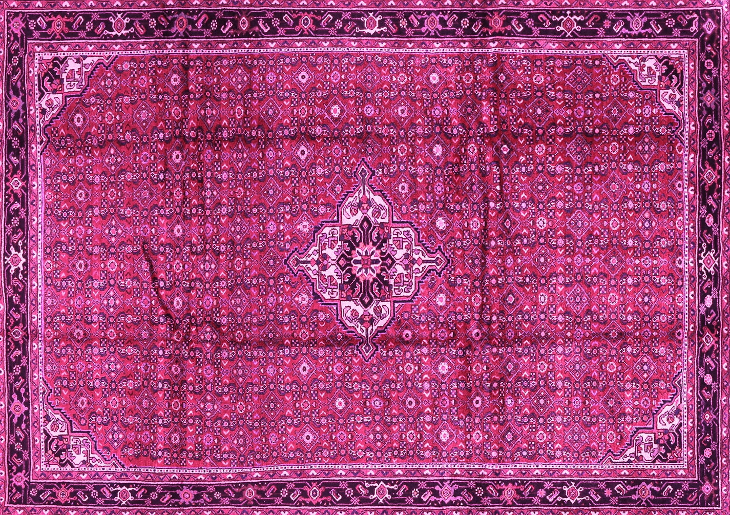 Ahgly Company Indoor Rectangle Persian Pink Traditional Area Rugs, 2' x ...