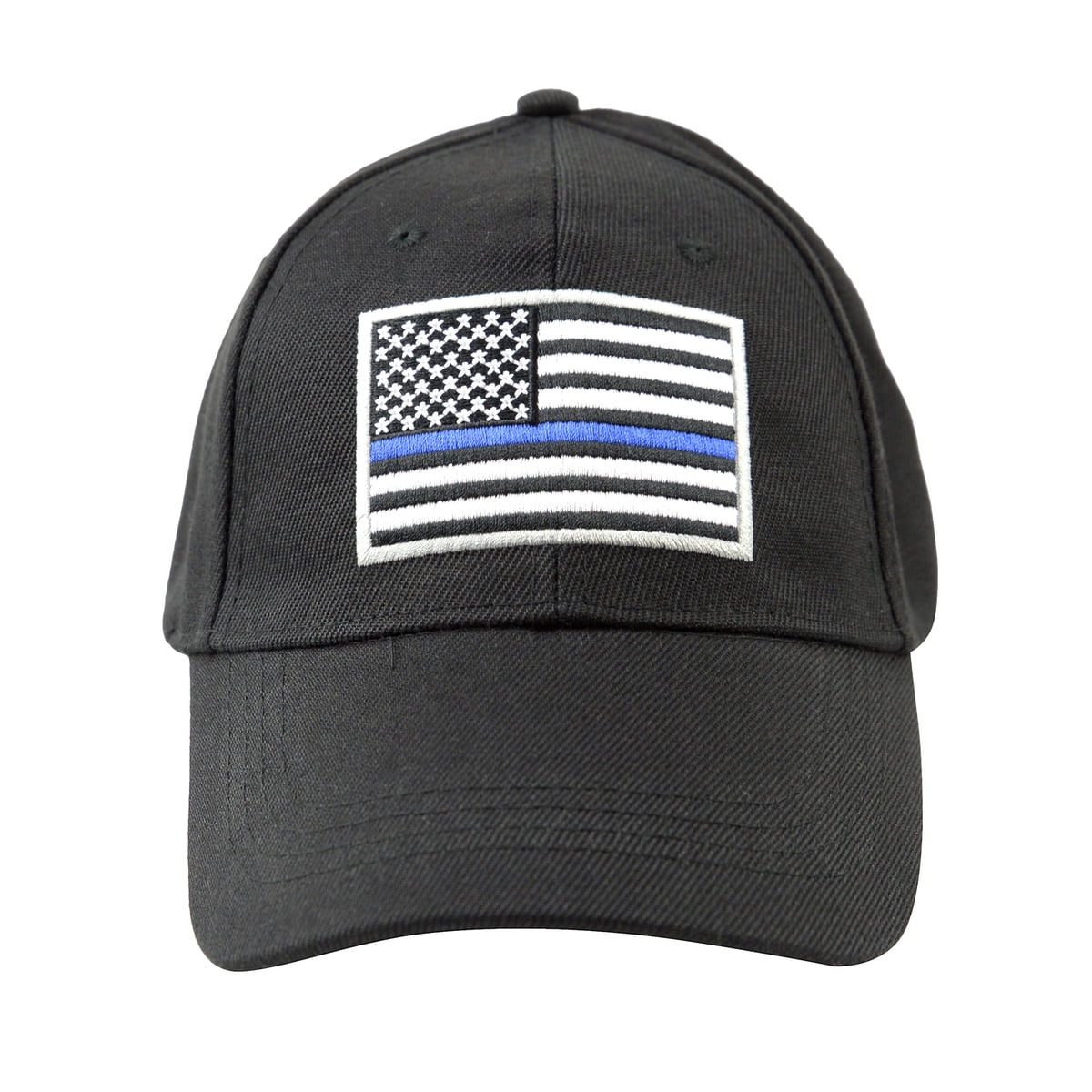 Embroidered Thin Blue Line Hat Police Officer Lives Matter US American ...