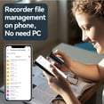 Voice Recorder, 128GB Audio Recorder, 500 Hours Continious Recording ...