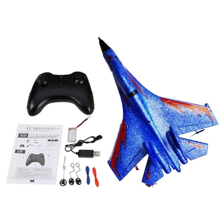 3 Channel RC Airplane Gyro Model with Cool Light Rtf Lightweight Remote ...