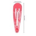 120 count snap hair clips,2 inch hair barrettes for girls,no-slip ...