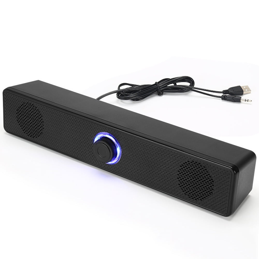 Altavoz para PC, altavoz para computadora Smalody, barra de sonido USB ...