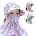 Adult Breathable Fishing Hat Student Outdoor Cycling Fishing Full Face ...