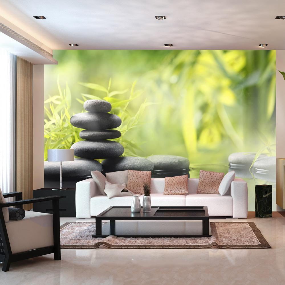 Tiptophomedecor Zen Wallpaper Wall Mural - Serenity Of Nature - Walmart.com