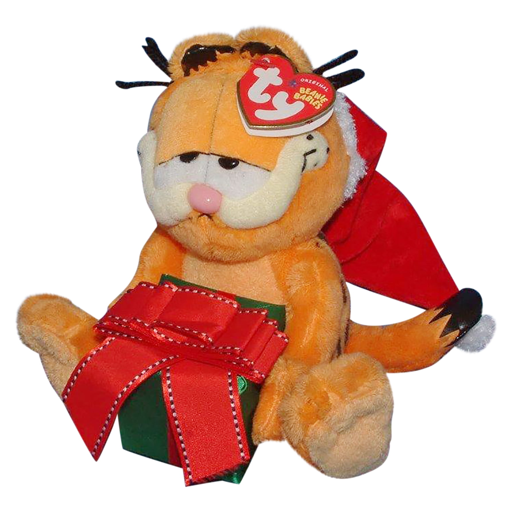 Ty Beanie Baby: Happy Holidays Garfield the Cat | Stuffed Animal | MWMT ...