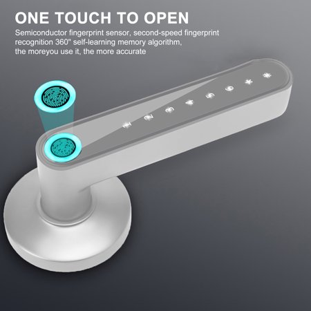 WF-016 Tuya Bluetooth Fingerprint Password Smart Handle Lock Temporary ...