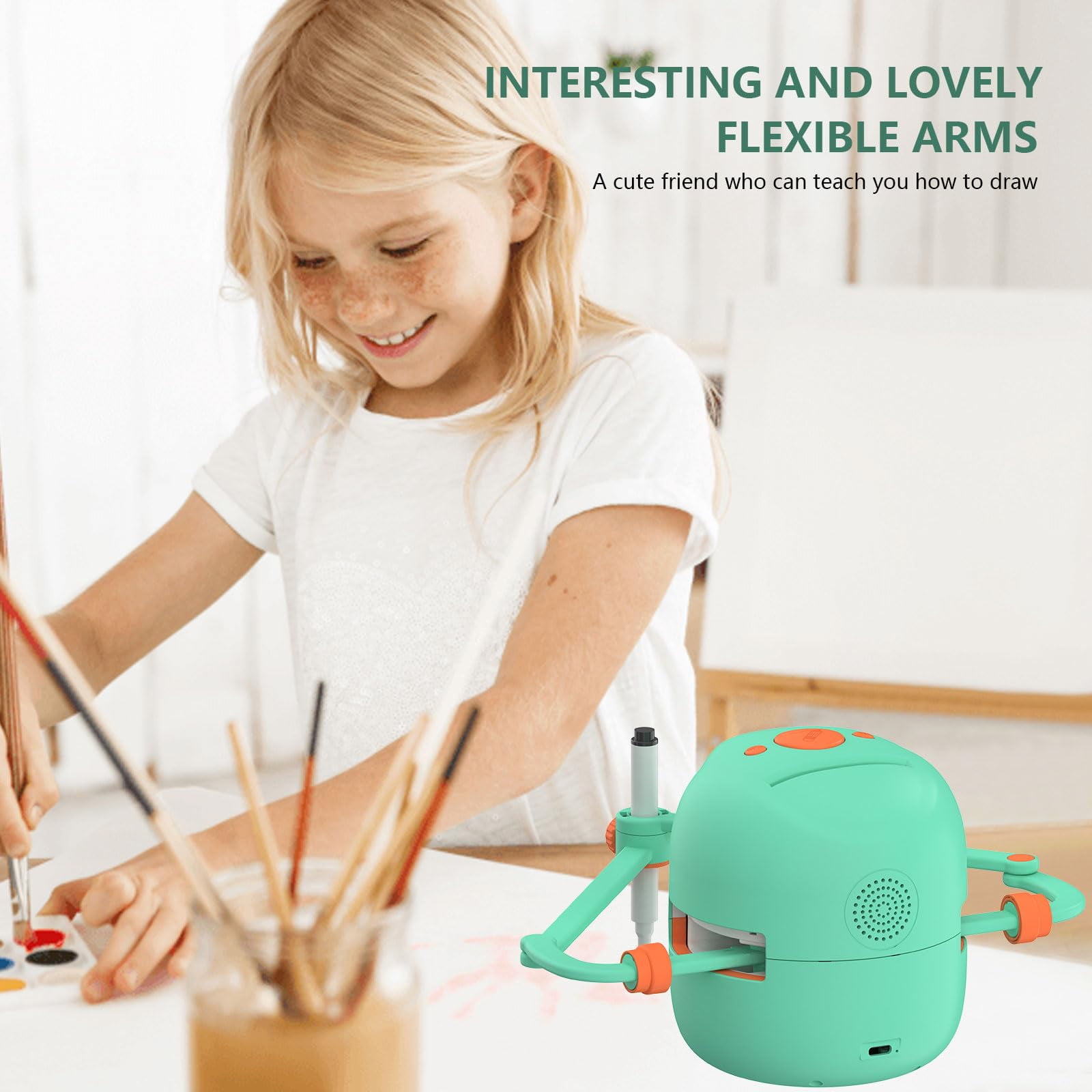 Interactive Educational Drawing Robot for Kids - Montessori Learning ...