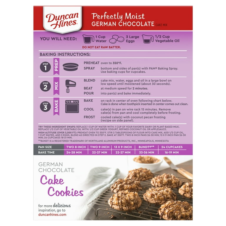Duncan Hines Signature Perfectly Moist German Chocolate, 45% OFF Duncan Hines Signature Perfectly Moist German Chocolate, 45% OFF