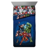 Jay Franco Avengers Kids Full Bed Set, Superhero Bedding, 5 Pieces, 100 ...