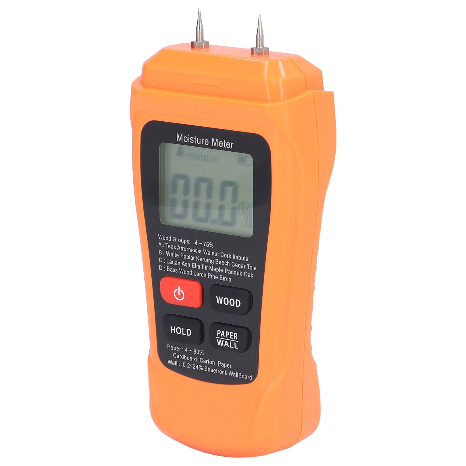 Moisture Meter, MT18 Moisture Tester Handheld Easy To Read High ...