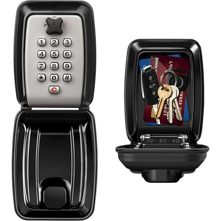 SHTKUYING Outdoor Security Key Box, Large Wall Mounted Key Box with 12 ...