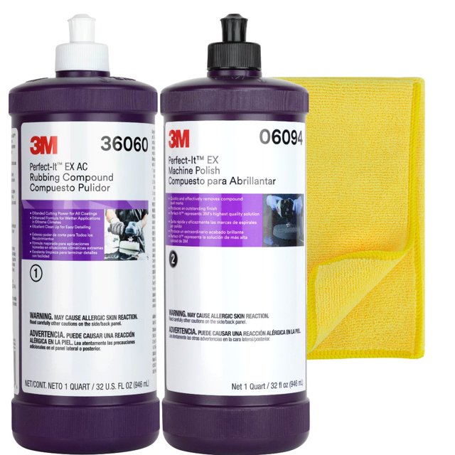 3M Perfect It Buffing and Polishing Kit 36060 06094 3M Rubbing Compound ...