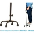 NOVA Adult Health Designer Quad Cane, Lightweight, Soft Grip ...