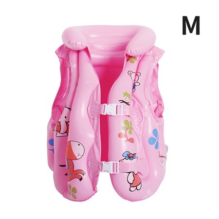 Onever Children Life Vest Inflatable PVC Cartoon Life Vest with Buckle ...
