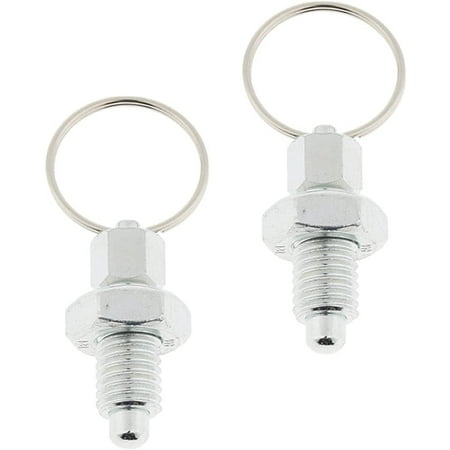 2X Index Plunger with Pull Spring Loaded Retractable Locking Pin - M12 ...