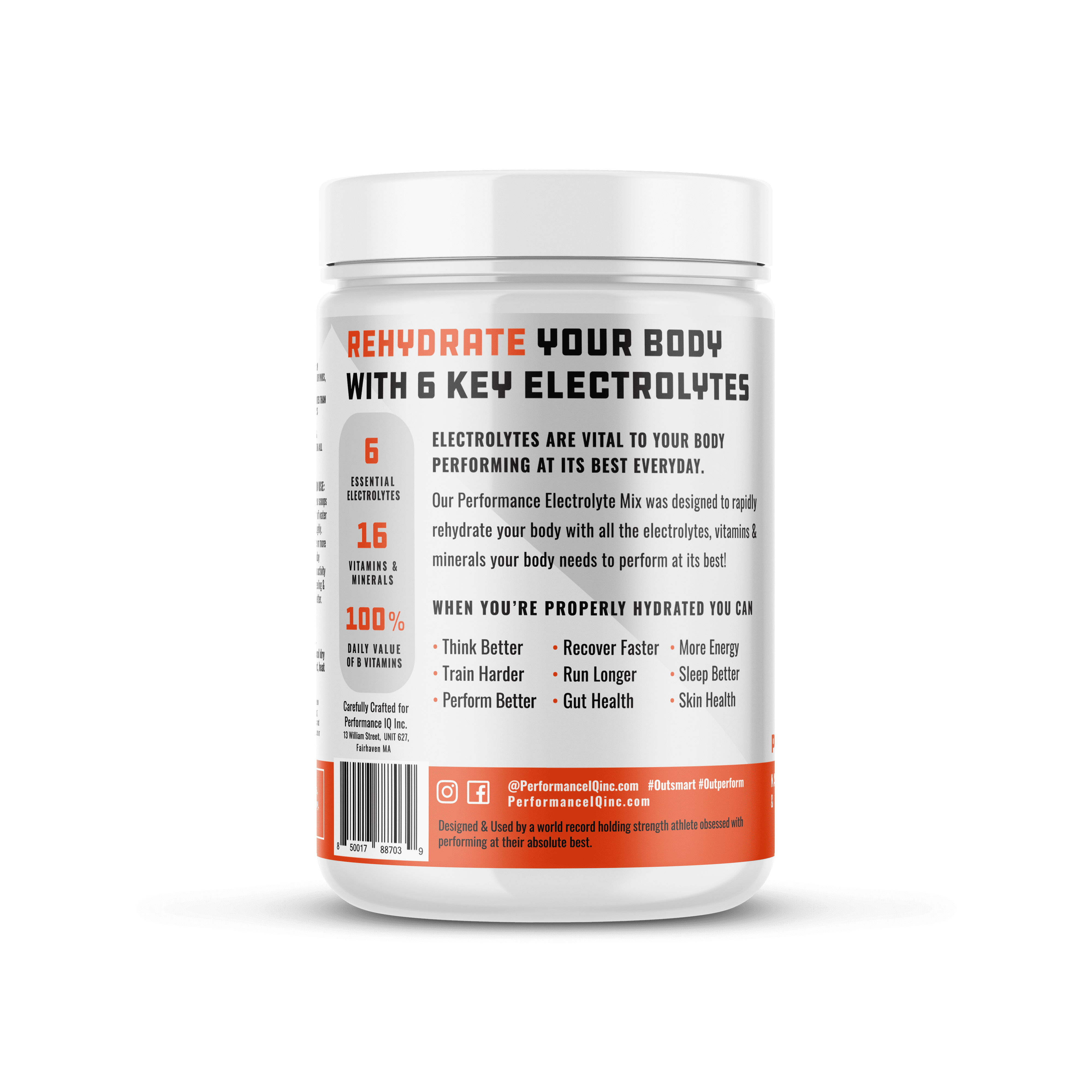 Buy Performance IQ Complete Electrolyte Powder, Peach Mango ...