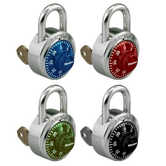 Master Lock Padlock 7KA-P493 Keyed Alike - Durable Laminated - 1-1/8 ...
