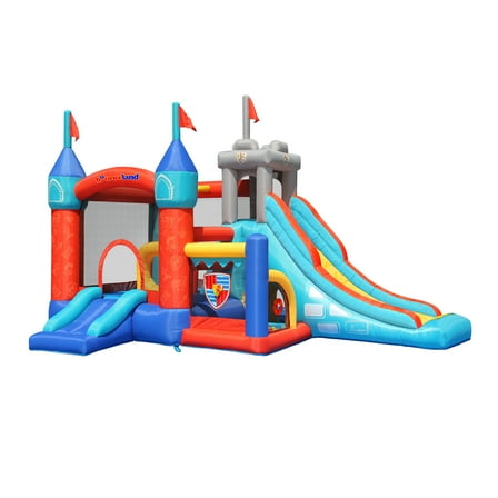 Bounceland Commercial Party Castle Bounce House with Blower and Jump ...