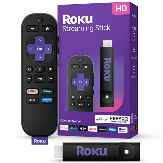 Pre-Owned Roku Streaming Stick HD 2025 - HD Roku Streaming Device for ...