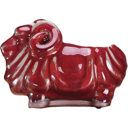 FanShow Porcelain Tobacco Smoking Pipe Stand Rack Chinese Zodiac ...