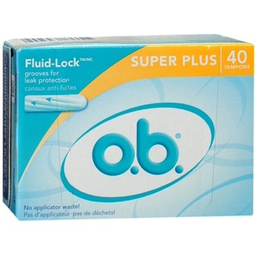 o.b. Tampons, Super Plus, 40ct - Walmart.com