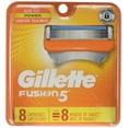 Gillette Fusion 5 Power Cartridges, 8 Refill Pack, 5 Blade Shaving ...