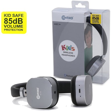 Contixo KB100 Kids Bluetooth Wireless Headphones, Volume Safe Limit ...