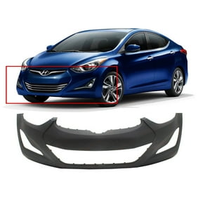 For 2021-2022 Hyundai Elantra Unpainted Black Front Bumper Body Kit ...