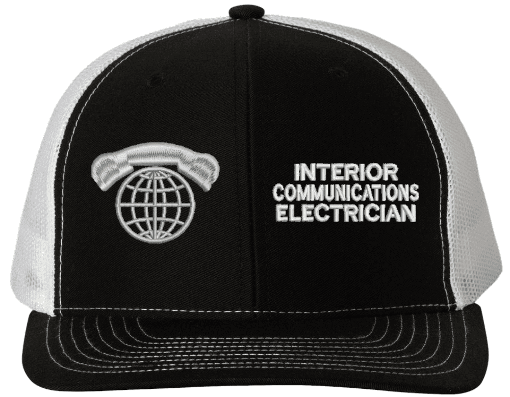 Navy Interior Communications Electrician (IC) Rating USA Mesh-Back Cap ...