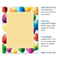 Floating Balloons Birthday Letter Papers-25 Sheets of colorful, One ...
