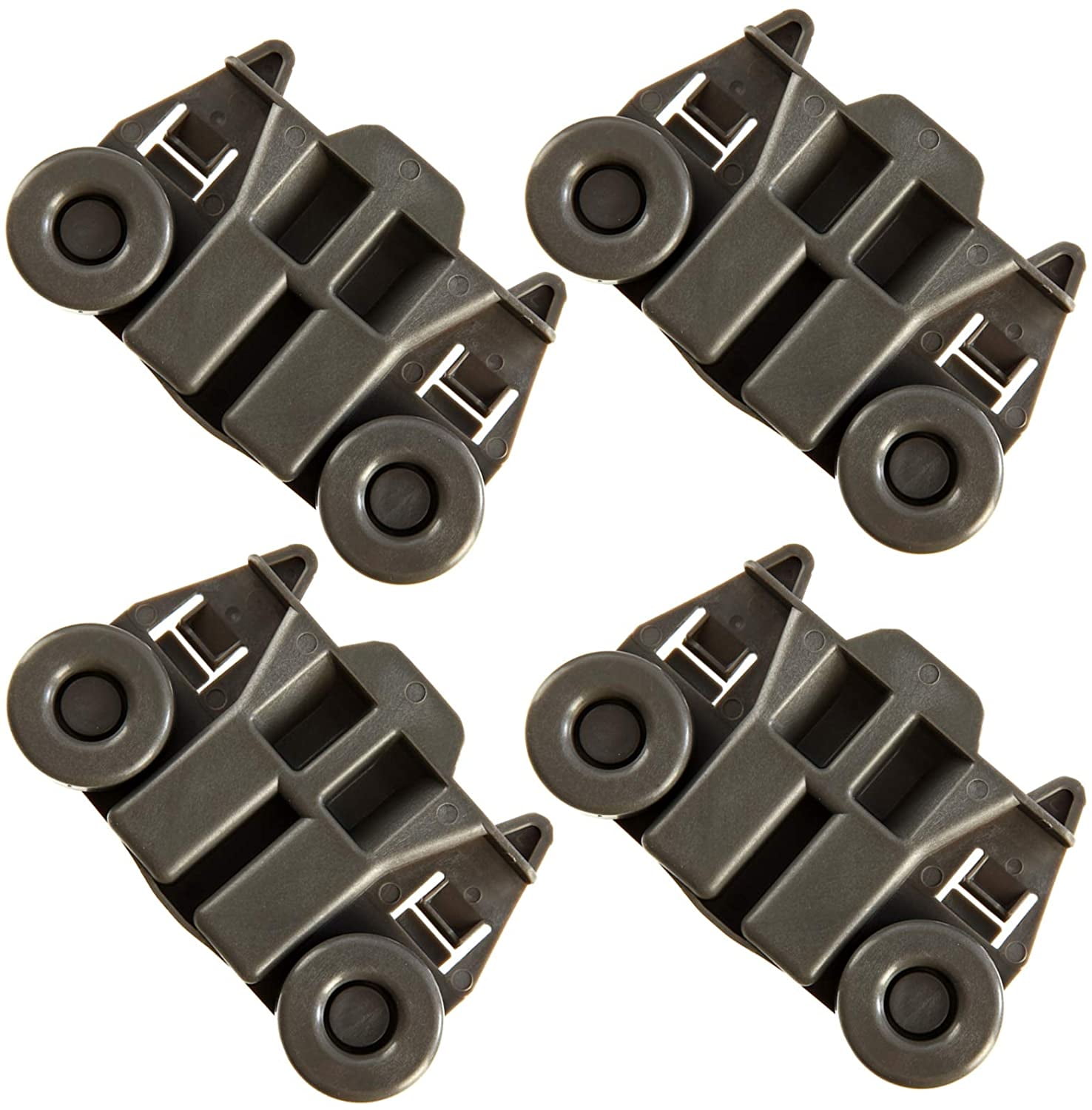 W10195417 (Set of 4) UPGRADED Dishwasher Wheels Lower Rack For kenmore ...