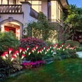 Solar Lily Flower Lights (2-Pack), Outdoor Waterproof Garden Stake ...